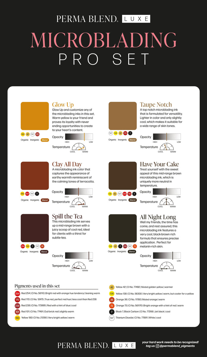 Perma Blend LUXE ~ Clay All Day Microblading Pigment – Amavi PMU