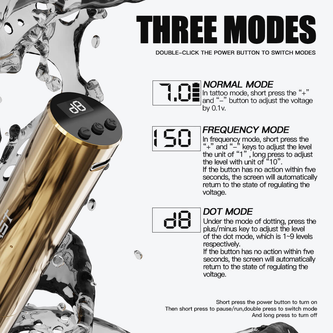 PMU Machine - Mast Tour Y22 Golden Draadloos PMU machine – Amavi PMU